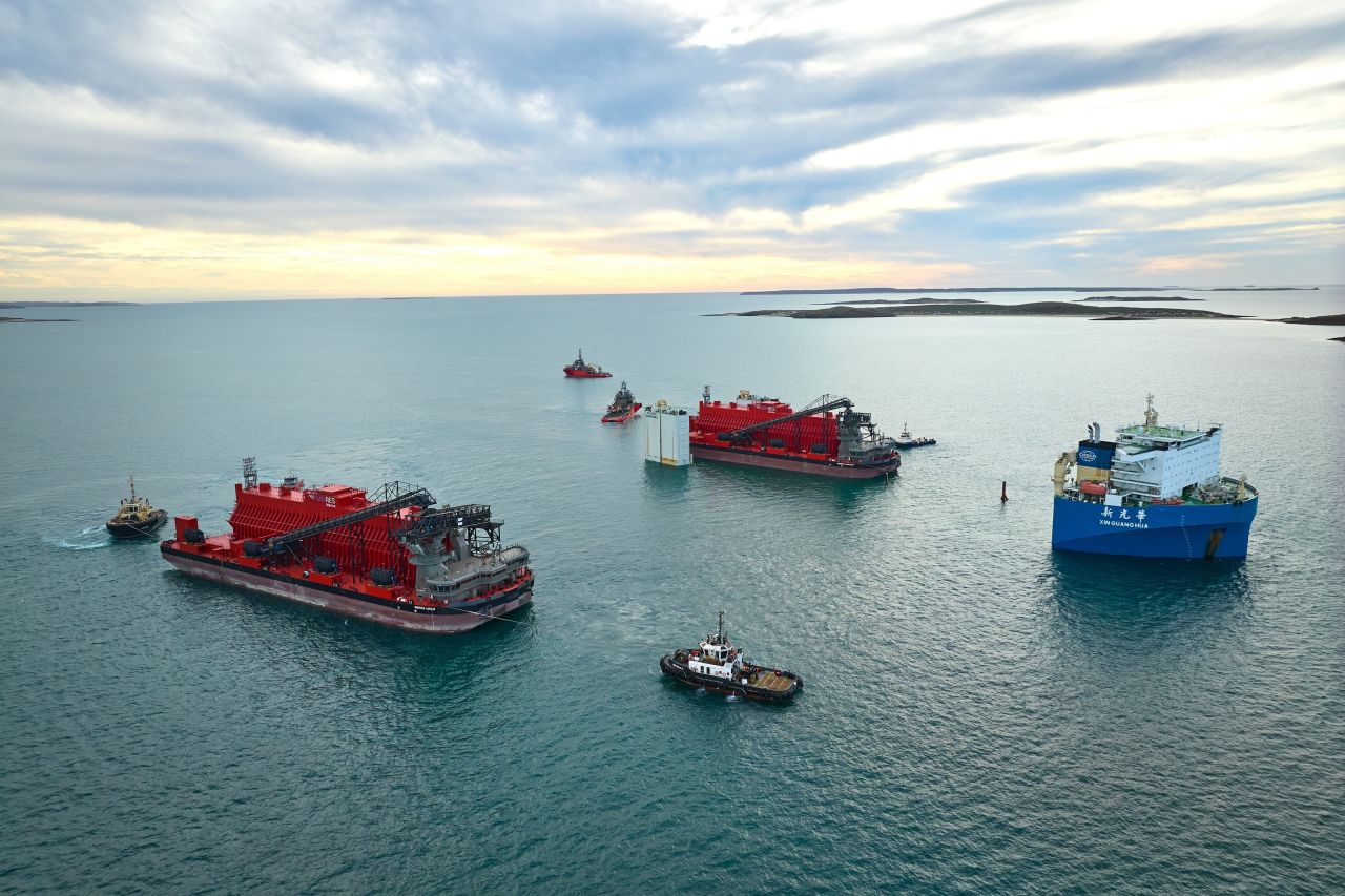 Our HarbourPilot Fixed Units on Onslow Iron’s Transhippers | Navicom ...